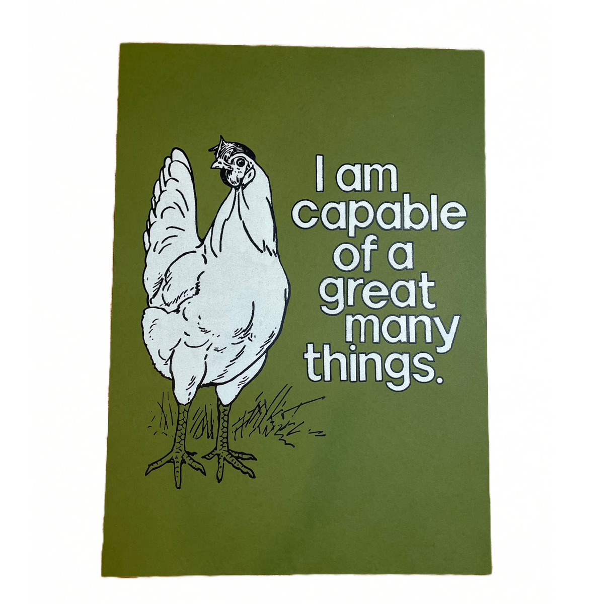 Positive Chicken Print badkneesTs