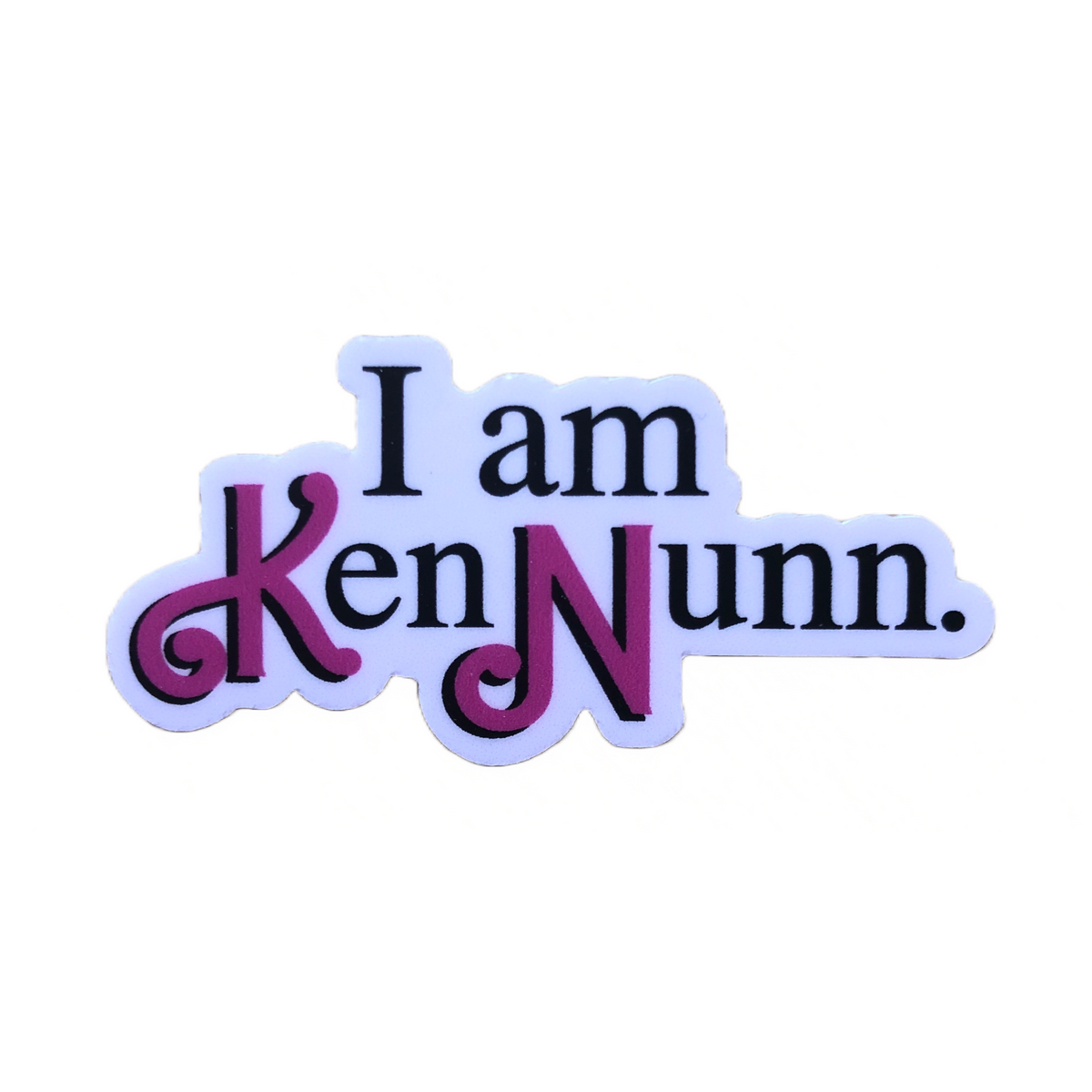 I am Ken Nunn Sticker - Mini – badknees