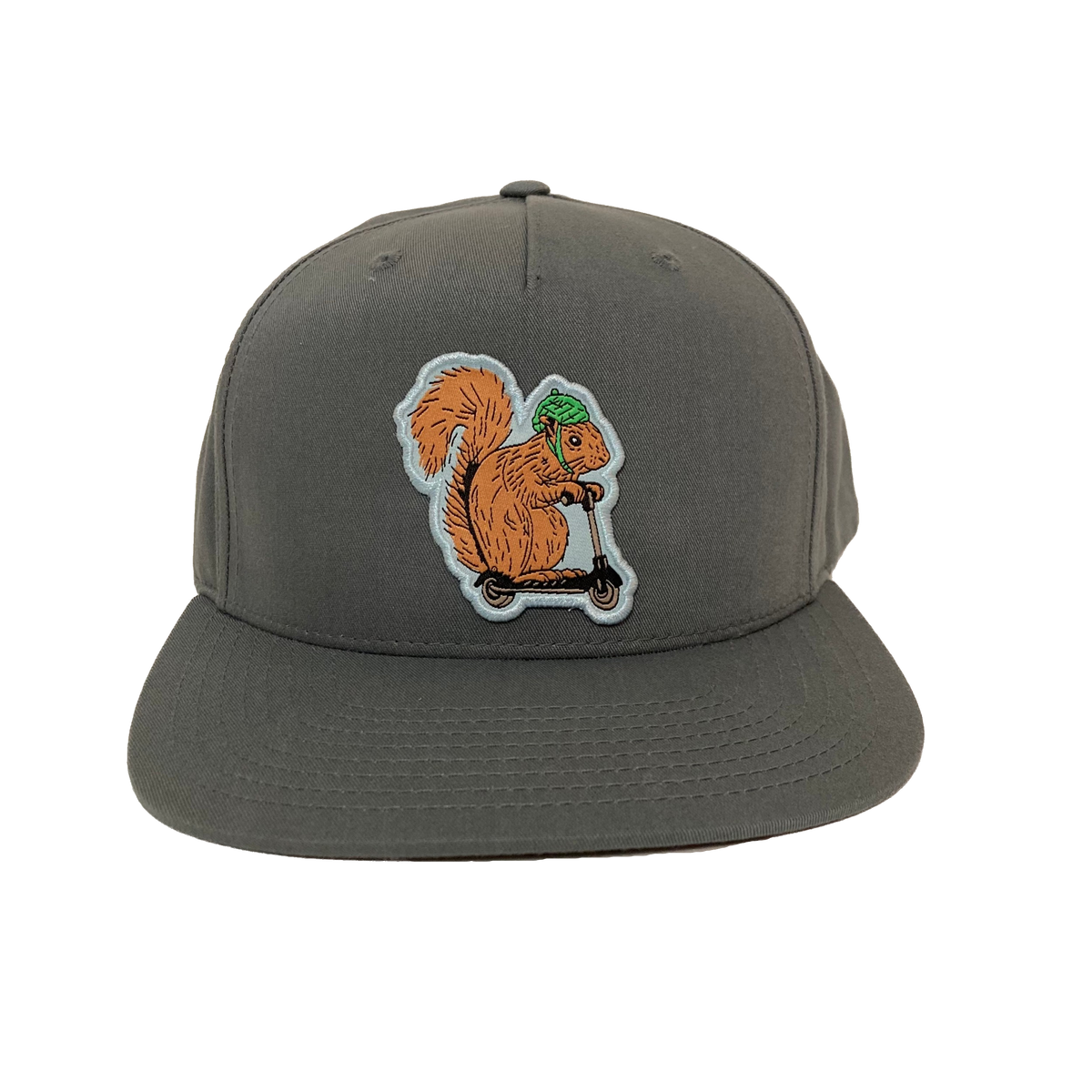 Squirrel on a Bird Flat Bill Snapback – badknees