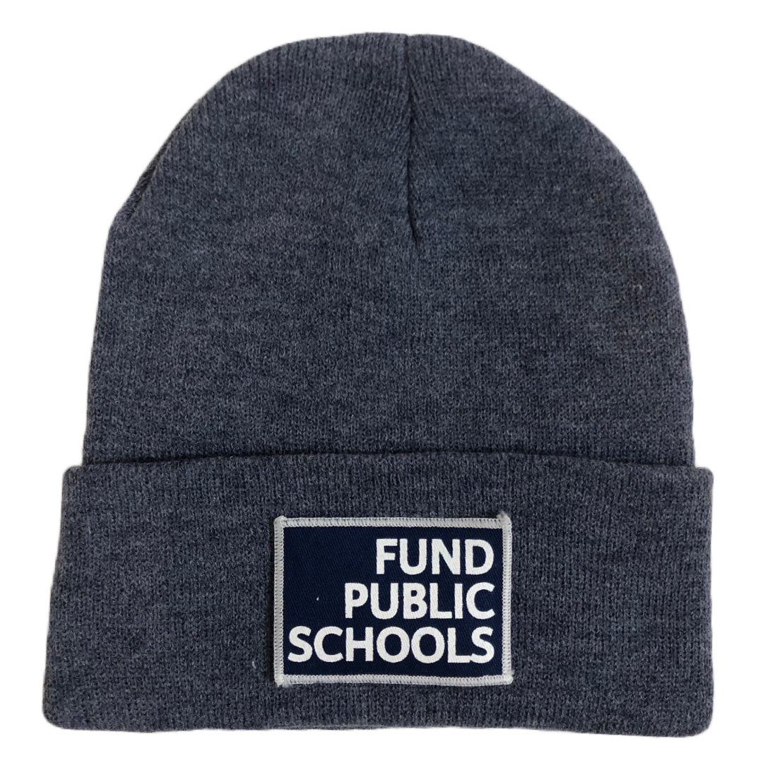 Fund Public Schools Beanie - Heather Navy – badknees